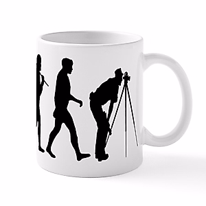 CafePress Land Surveying Surveyors Mug Ceramic Coffee Mug, Tea Cup 11 oz