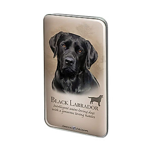 Black Lab Labrador Dog Breed Metal Rectangle Lapel Hat Pin Tie Tack Pinback