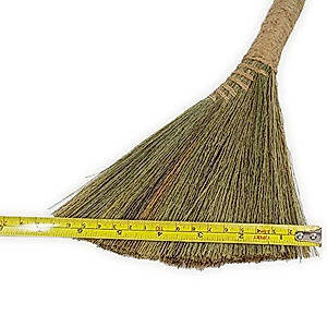 Ann Lee Design Natural Whisk Sweeping Hand Handle Broom (Small and Short, Plain)