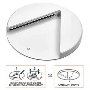 Jar opener for Seniors - Under Cabinet Jar openers - Under Cabinet Jar Lid & Bottle Opener with Weak Hands & Arthritic Hands- Kitchen Gadgets for Home Assistance -white