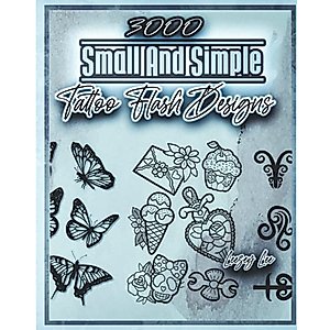 3000 Small And Simple Tattoo Flash Designs