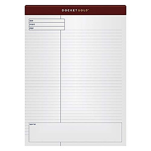 TOPS Project Planning Pads 40 Sheets per Pad, 4 Pads per Pack