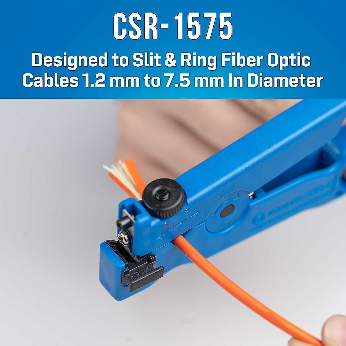 Jonard Tools TK-108 Fiber Optic Mid Span Slit & Ring Tool Kit (1.2 mm-18.2 mm)