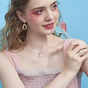 NEWITIN 16 Pairs Clip On Earrings for Women Dangle Drop Earrings Multiple Cute Earrings Charming Fashion Earrings Non Piercing Clip on Earrings for Women