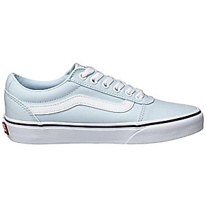 Vans Unisex Ward Canvas Low Platform Sneaker - Delicate Blue/White 8.5