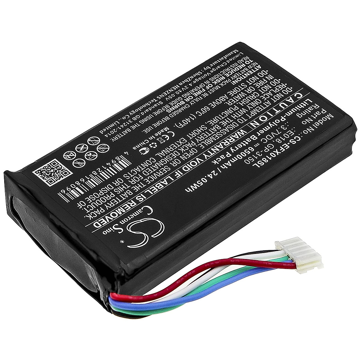 Replacement Battery for EXFO OX1,OX1 Optical Fiber Multimeter,OX1 Optical Explorer,fit Part no E018,GP-3150