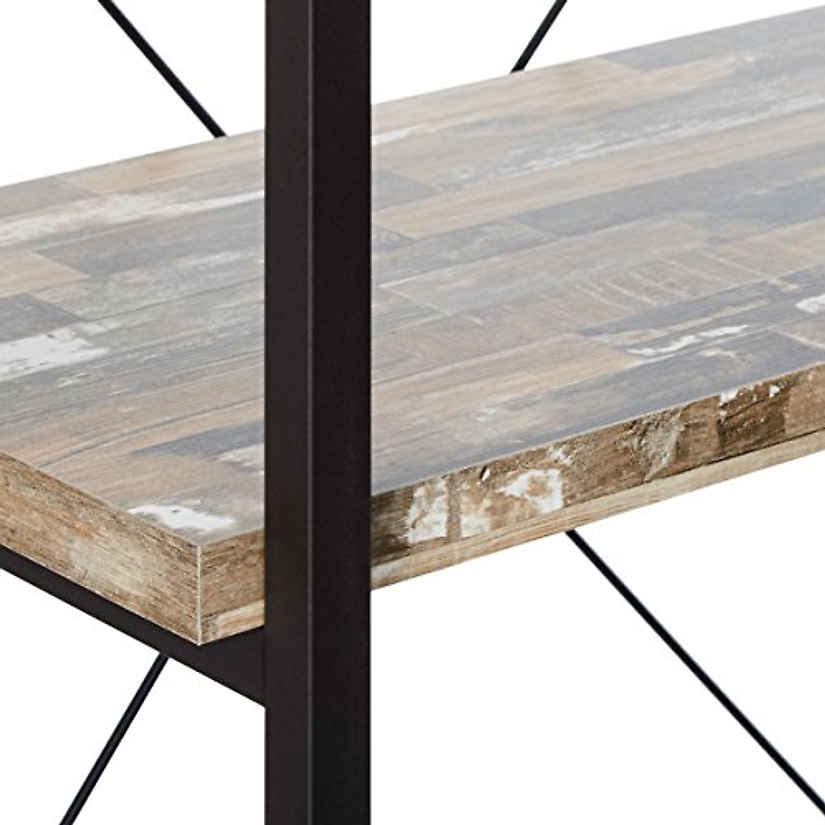 Coaster Furniture Bookcase Salvaged Cabin and Black 801552