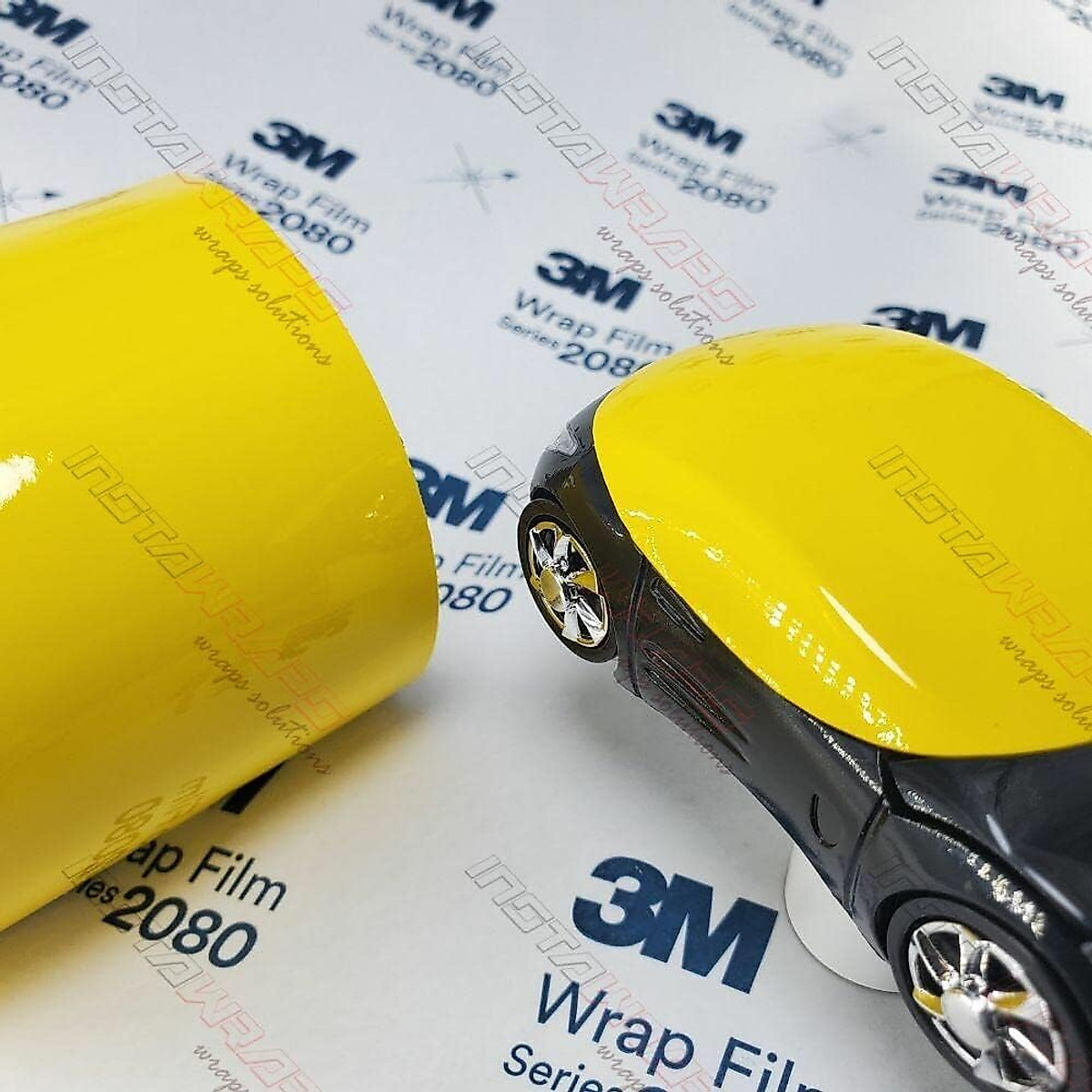 3M 2080 G15 Gloss Bright Yellow Car Wrap Vinyl Film