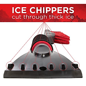 Mallory 532 Cool-Force 26” Snowbrush with Ice Scraper, 1 Pack