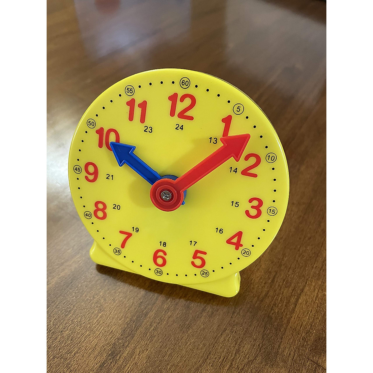 CM Wealth Learning Clock for Kids, Student Learning Clocks Teaching Time 12/24 Hours Geared Clock 4+Years Seller