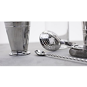 Crafthouse by Fortessa Professional Metal Barware/Bar Tools by Charles Joly, 12.5" Stainless Steel Twisted Bar Spoon