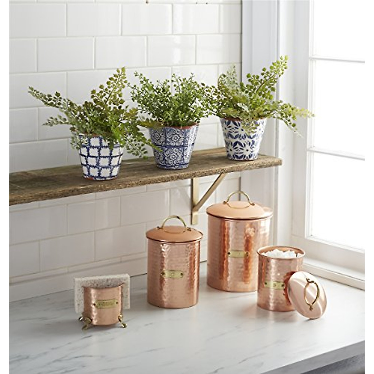 Mud Pie Kitchen Sponge Holder Caddy, Copper