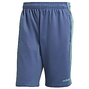 adidas,Mens,Essentials 3-Stripes Tricot Shorts,Crew Blue,XX-Large