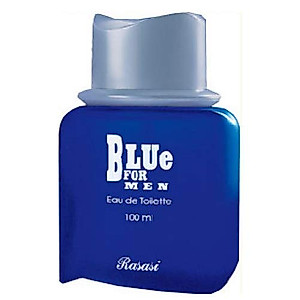 Rasasi Blue Eau De Toilette Spray for Men, 3.4 Ounce