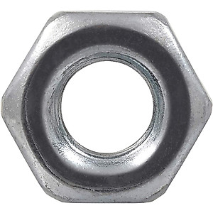 Hillman 140021 Hex Machine Screw Nut,10-24,100-Pack, zinc
