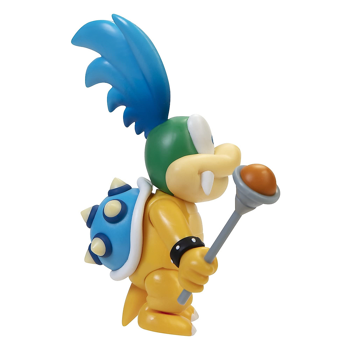 Super Mario Action Figure 4 Inch Larry Koopa Collectible Toy with Wand Accessory