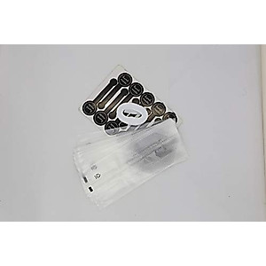 SAILING-GO 100 pcs./Pack Translucent Plastic Bags for Cookie,Cake,Chocolate,Candy,Snack Wrapping Good for Bakery Party with Stickers