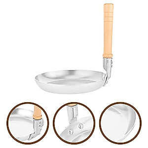 Hemoton Egg Frying Pan Oyakodon Pan Egg Pastry Pan Multi-function Frying Pan Kitchen Mini Metal Skillet Frying Pan Japanese Omelette Pan