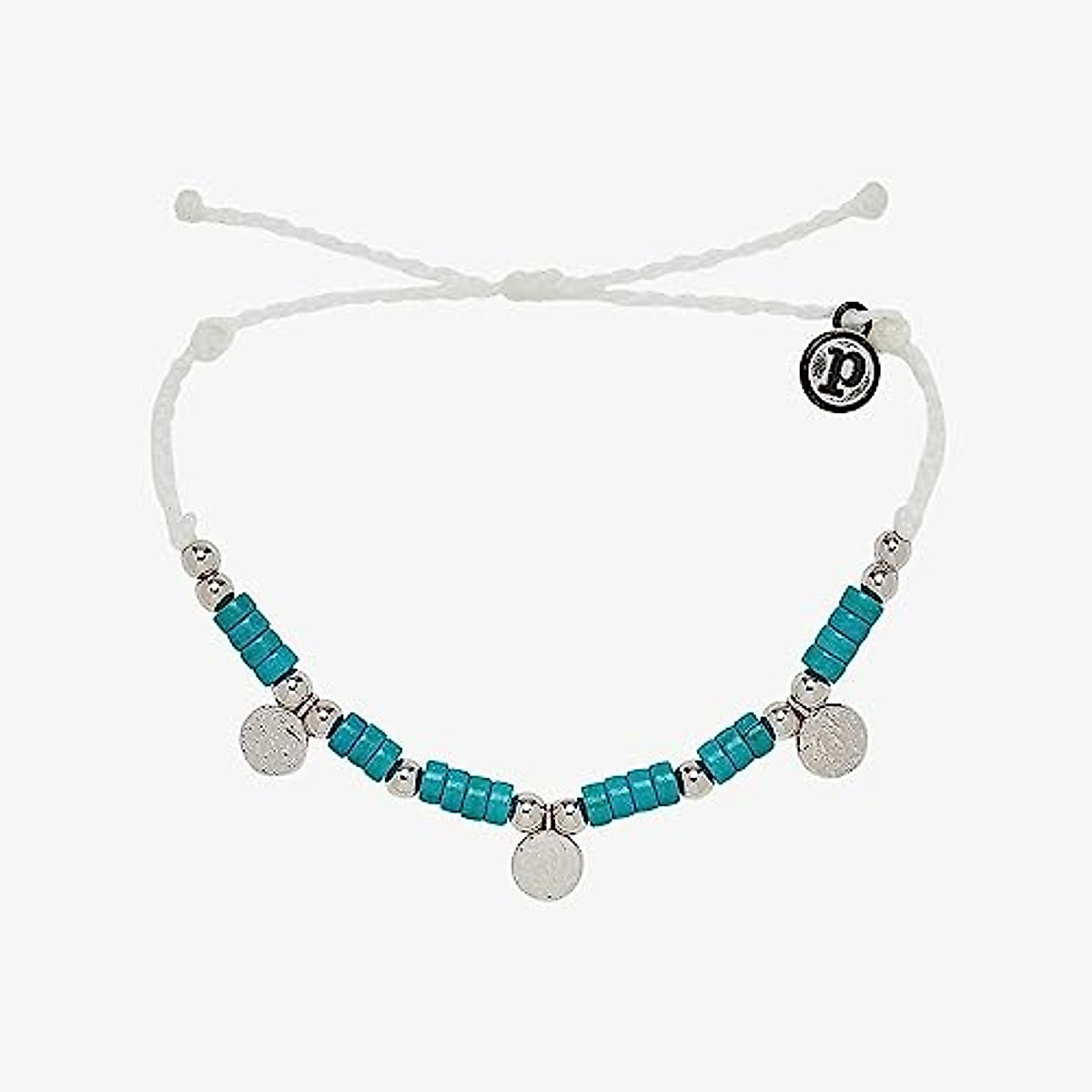 Pura Vida Bracelets Pack Neon Alphabet Coin Rosary Bracelet Stack - Set of 3 Stackable Bracelets for Women, Summer Accessories & Cute Bracelets for Teen Girls - 2 String Bracelets & 1 Chain Bracelet