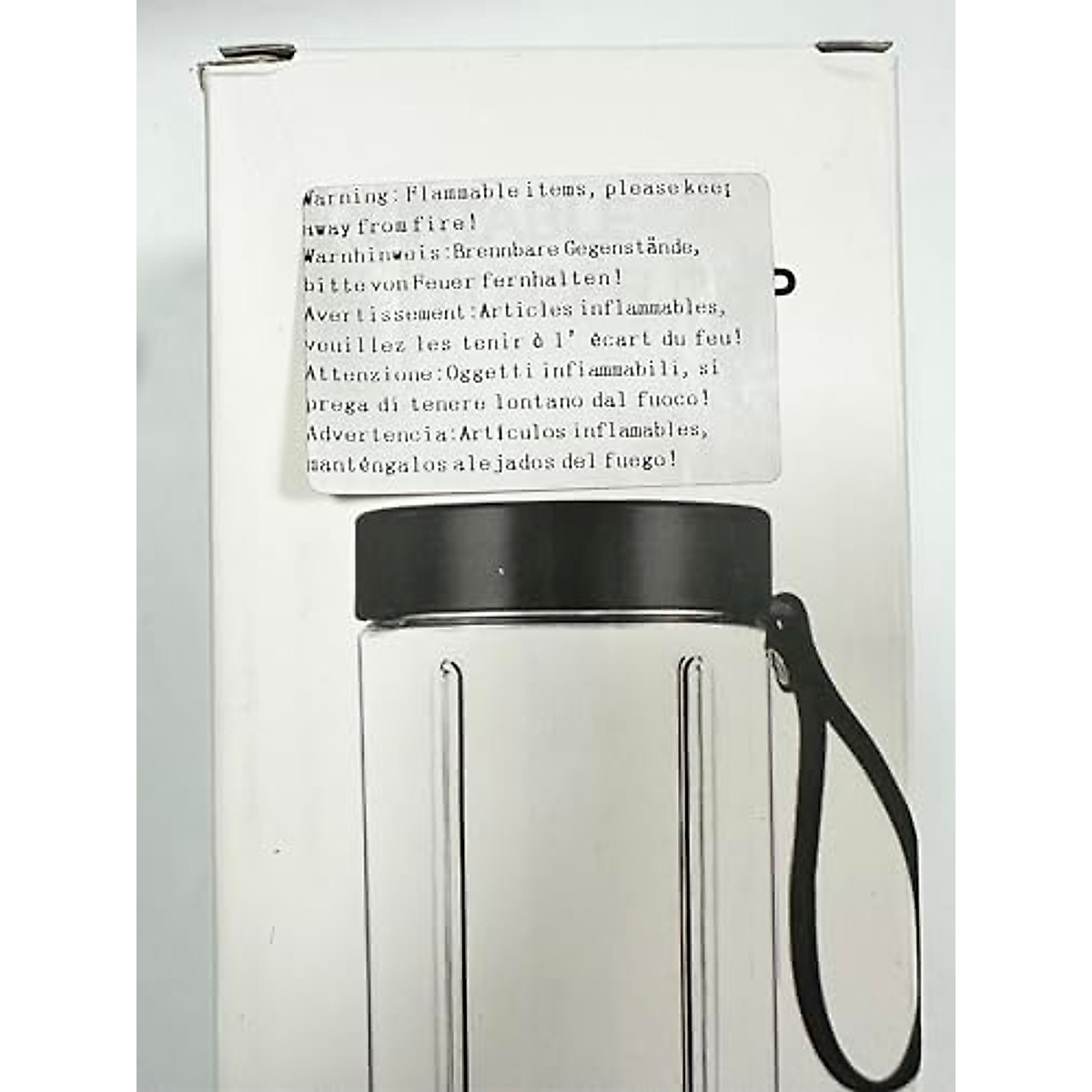 Meichoon Portable Blender Cup USB Charging Juice Mug 530ml/18.7oz 6 Blades with Carrying Strap for Juice Vegetable Smoothie Milkshake LB38 White