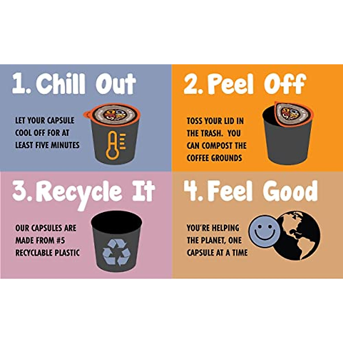 Crazy Cups Flavored Decaf Coffee, for the Keurig K Cups Coffee 2.0 Brewers, Variety Pack Sampler, 40 Count