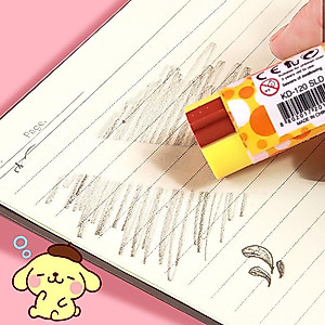 6Pcs Cute Erasers for Kids Mini Erasers for Pencils Kawaii Eraser Fun Erasers Back to School Supplies Kid Party Favors Gift, Suitable for Children Over 6 Years Old