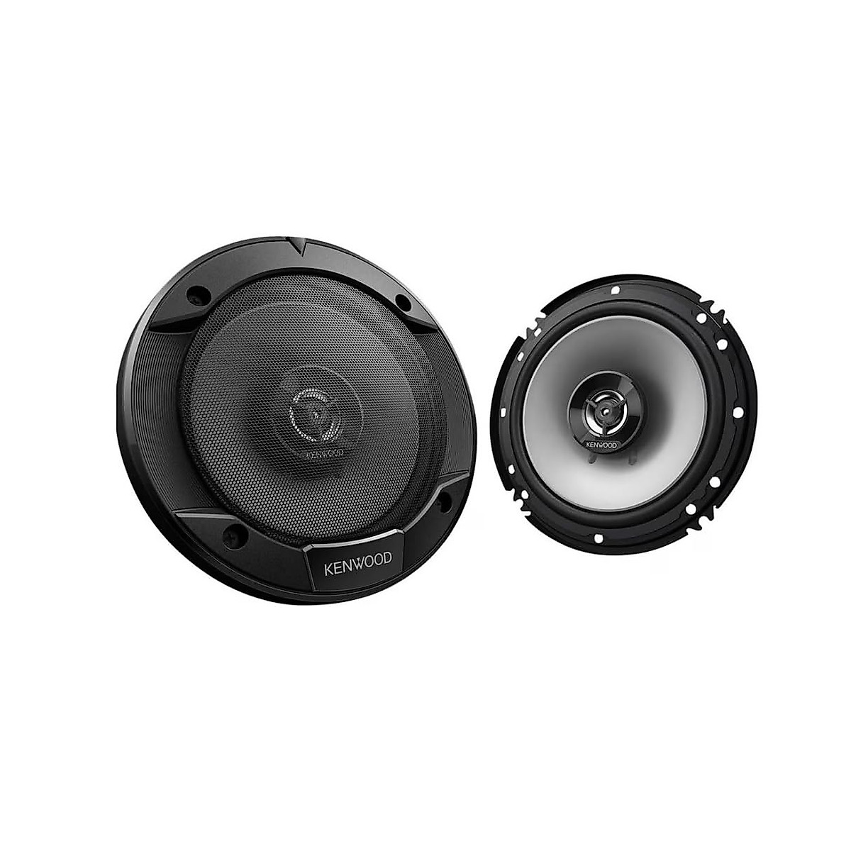Kenwood KFC-1666S 300 Watts 6.5" 2-Way Car Coaxial Speakers with Sound Field Enhancer - Pair