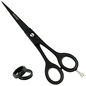 Tecto Barber Scissors, Professional 6.6 inches Stainless Steel Hair Cutting Scissors, Extra Sharp Hair Cutting Scissors For Men/Women with free leather case.