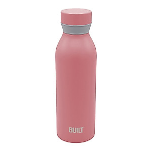BUILT Cascade Water Bottle, 18 ounces, Pink