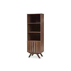 Baxton Studio Ashanti Wood Bookcase
