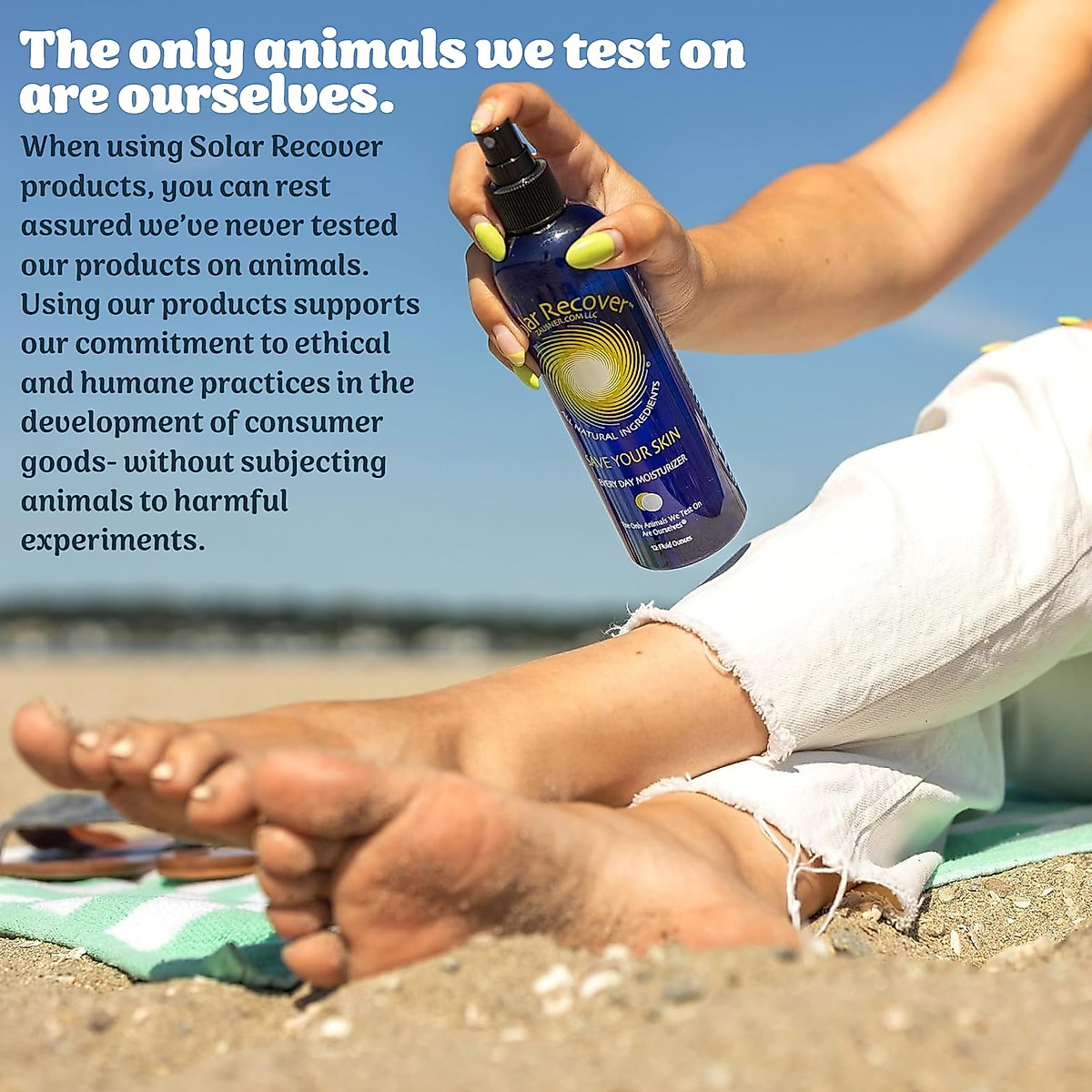 Solar Recover After Sun Moisturizing Spray 2 Pack (12 Ounce Each) - Hydrating Facial & Body Mist - 2460 Sprays of Sunburn Relief With Vitamin E & Calendula - Lotion Delivered in Water For Healthy Skin