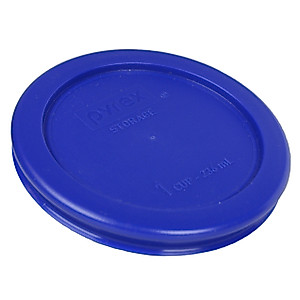 Pyrex 7202-PC 1 Cup Cadet Blue Plastic Replacement Lids - 2 Pack