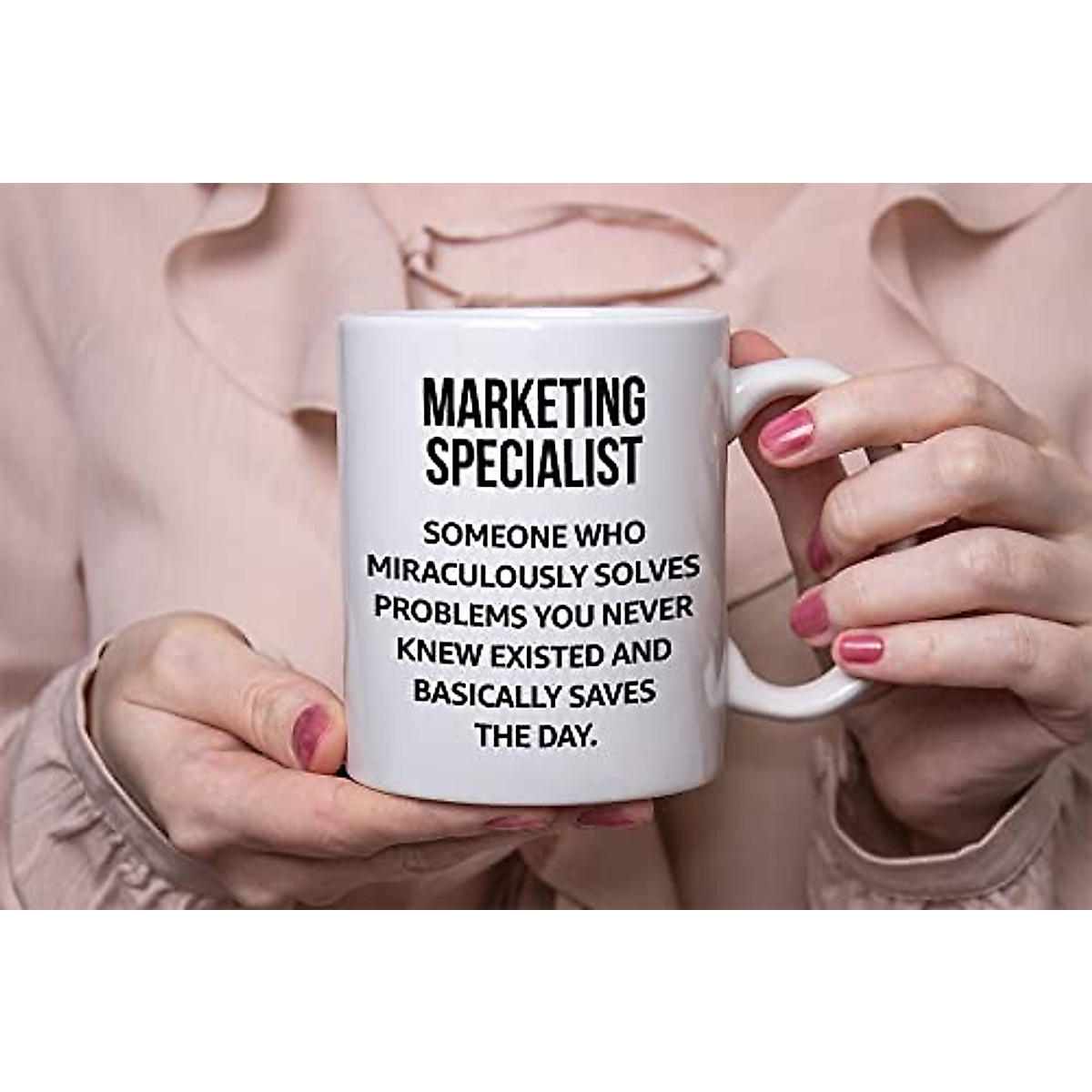 Funny Definition Mug, Marketing Specialist Coffee Mug, Advertisement Mug, Great Marketing Coffee Gift for Men and Women Student Graduation or Profession, Best Marketer Themed Gift Idea 11oz 15oz