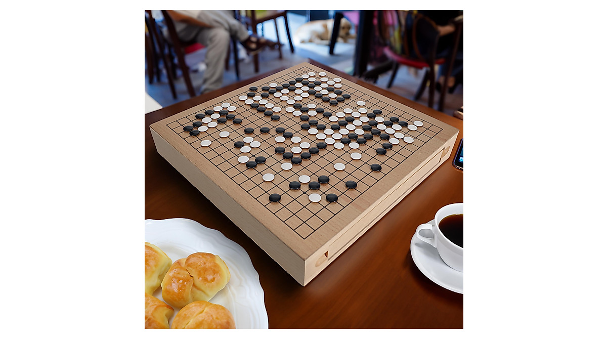 Go Game Set - 12" Classic Board for Strategy Fun
