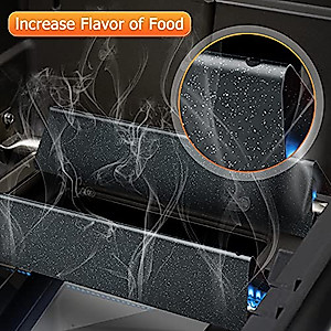 Coisien 7635 15.3 Inch Flavorizer Bars for Weber Spirit 200 Series Gas Grills, Heat Plate Tent with Front Control Knobs Parts for Spirit E210, E220, S210, S220 (Flavorizer Bars)