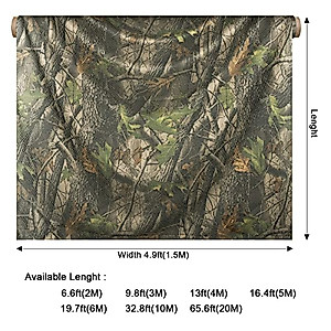 LOOGU Camo Netting, Duck Blinds Cover, Quiet Mesh Net, Camouflage Netting Cover Army Military 59" W Mesh Fabric Cloth Material for Hunting Blind