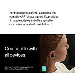 OnePlus Buds Pro True Wireless Earbuds White, Smart Active Noise Cancelling, Wireless Charging Case Included, , Dual Connection, 38 Hour Playtime, Fast Charging, Water Resistant, Glossy White