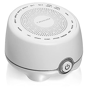 Yogasleep Whish White Noise Sound Machine, 16 Natural & Soothing Sounds, Volume Control for Baby & Adults, Get Office Privacy, Concentration, Sleep Aid, Compact for Easy Travel, Essentials for Nursery