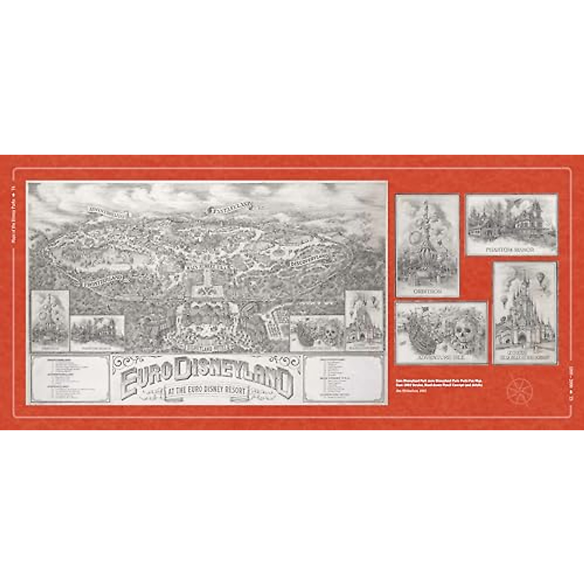 Maps of the Disney Parks: Charting 60 Years from California to Shanghai (Disney Editions Deluxe)