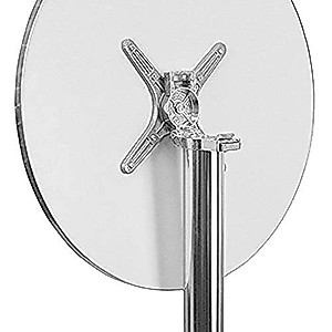 Flash Furniture 23.25" Round Aluminum Indoor-Outdoor Bar Height Table with Flip-Up Table