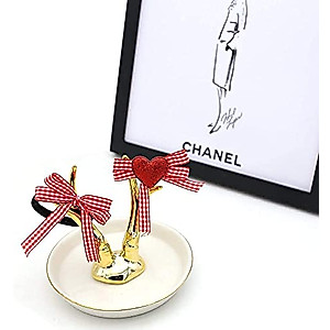 Red Gingham Ribbon, 3/8" x 50Yd Red and White Thin Crafts Ribbon Buffalo Checker Ribbons for Hair Accessories Picnic School and Christmas Gift Wrapping