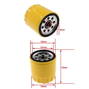 awtetpje 32 083 03-S Air Filter with 52 050 02-S Oil Filter for SV710 SV715 SV720 SV730 SV735 SV740 Courage Engine