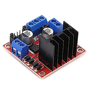 Davitu Motor Driver - L298N Motor Drive Board Module Double H Bridge Compatible With Stepper Motor Smart Car Robot Motor Driver Module