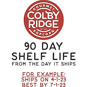 Colby Ridge Gourmet Craft Popped Gluten Free Popcorn Bulk Sized Large Gift Party Bags (Bulk 5 Gal. 80 Cups) (Rainbow)