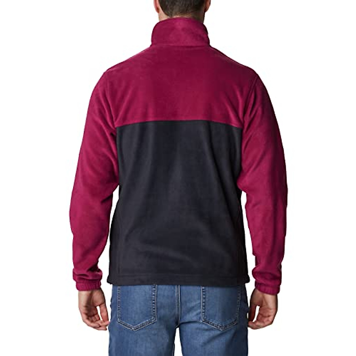 Columbia Men's Steens Mountain Full Zip 2.0, Red Onion/Black, Large