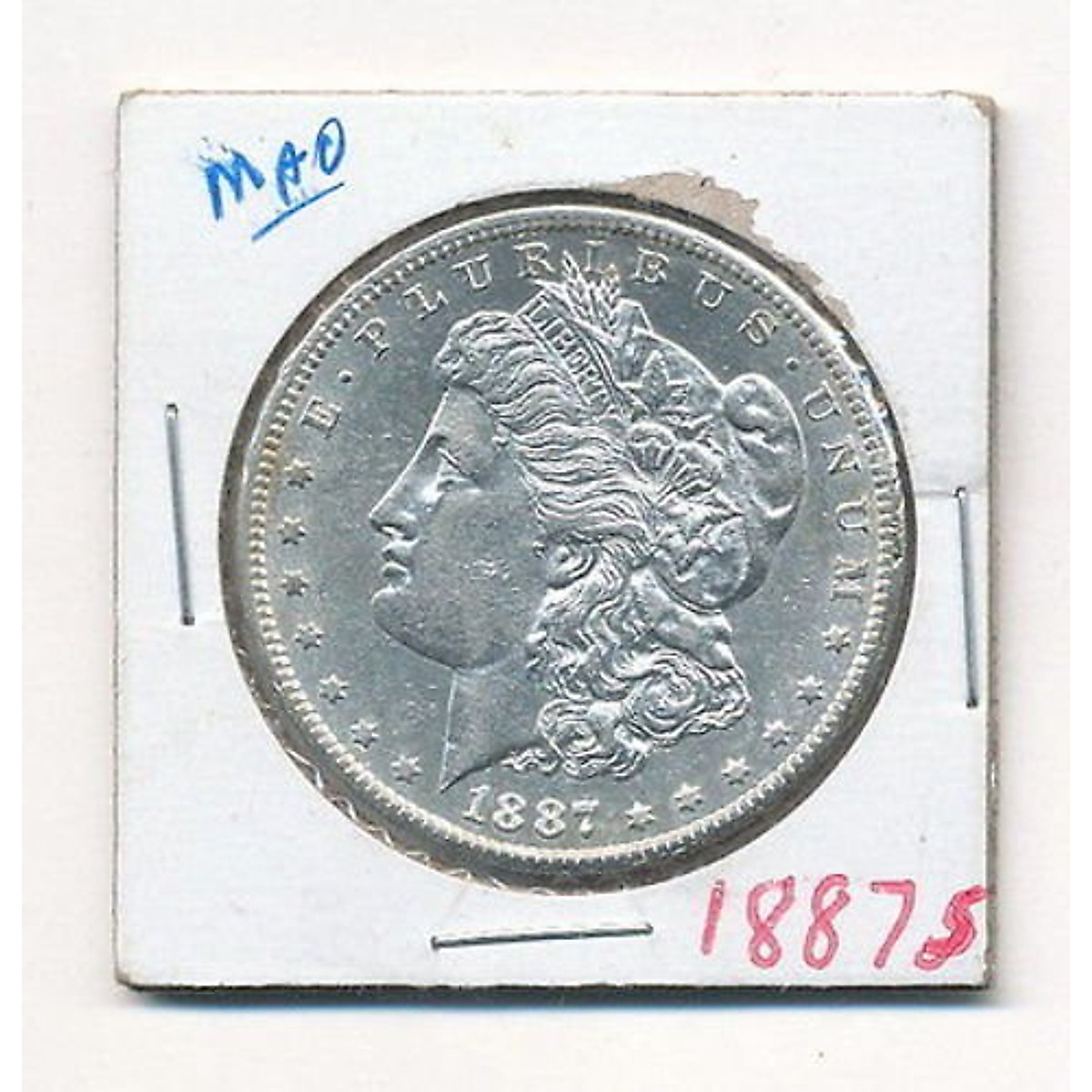 1887 S Morgan Dollar $1 Brilliant Uncirculated
