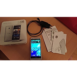 HTC One Mini 16GB 4G LTE Unlocked GSM Cell Phone - Silver (No Warranty)