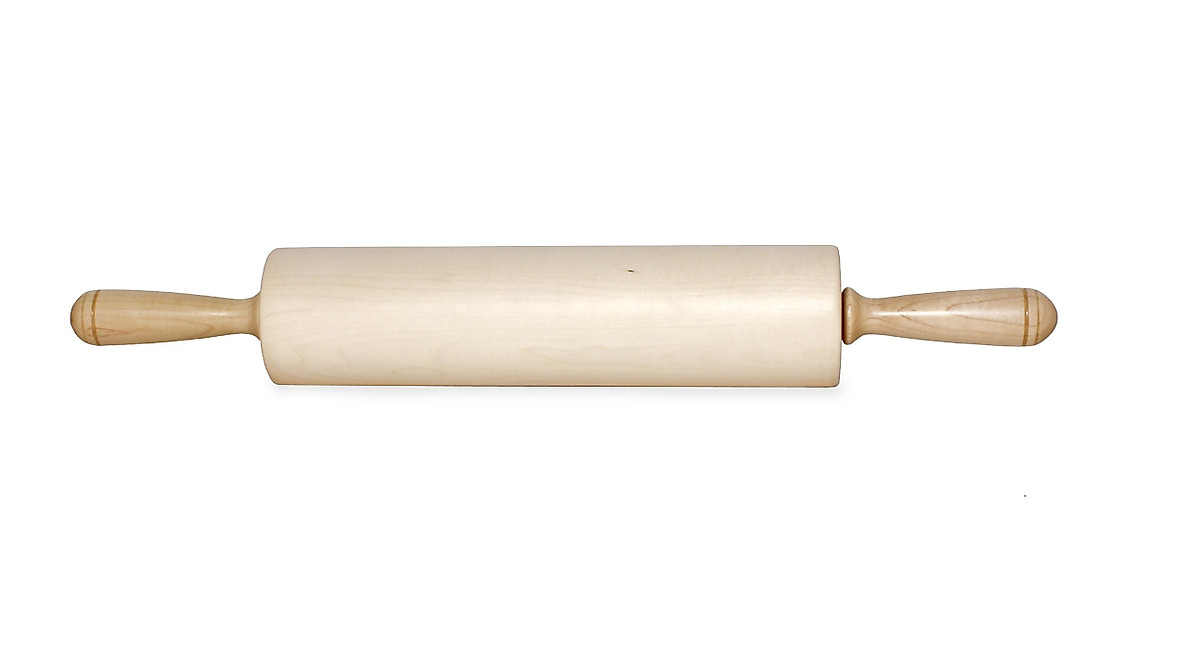 J.K. Adams 12-Inch Maple Rolling Pin for Bakers
