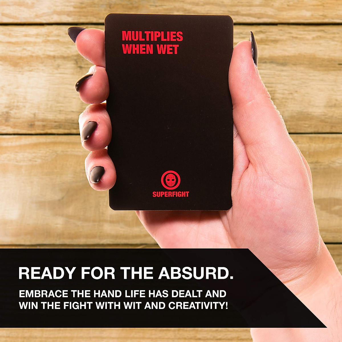 Skybound Superfight Horror Deck: 100 Themed Cards for The Game of Absurd Arguments | for Teens and Adults, 3 or More Players Ages 13+