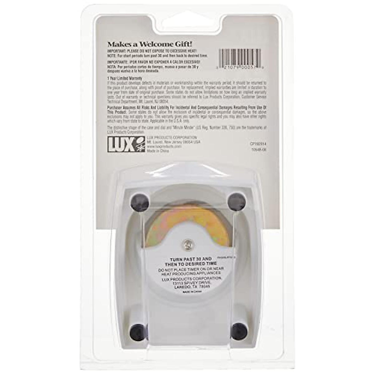 Lux CP192914-012E Mechanical Timer, Long Ring
